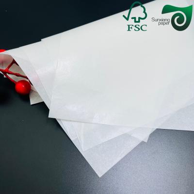 China 14gsm 17gsm 28gsm Butcher Paper Roll MG Kraft White Paper For Foodstuff Packaging for sale