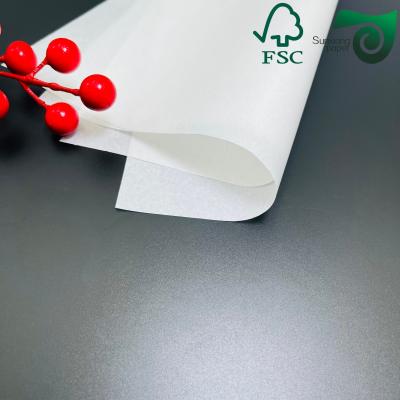 Κίνα FSC 600mm πλάτος χαρτί συσκευασίας ψήσιμο 25gm 30gm λευκό χαρτί Kraft για τούρτα προς πώληση