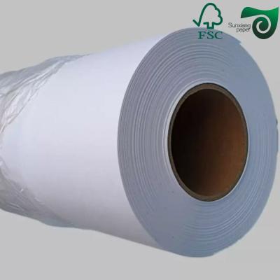 China 36"  500' Foot White Bond Plotter Paper Roll With A 3 Inch Core Uncoated And Smooth Surface for sale