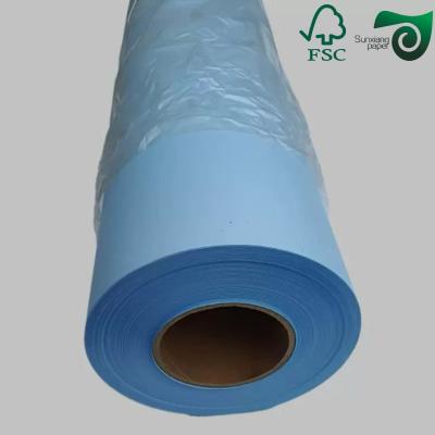China FSC 36 500 20lb Engineering Blue Bond Paper 3'' Core Inkjet Plotter Paper 2 Box for sale
