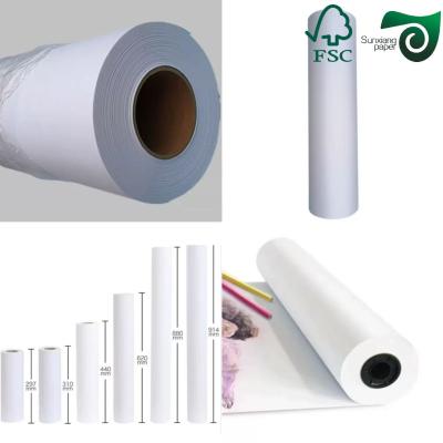 China FSC A0 Engineering Drawing Paper Reel 80gsm For Construction Design Plotters for sale