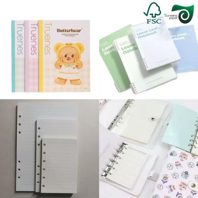 China 60gsm 70gsm White Uncoated Woodfree Offset Printing Paper Grade A For Excercise Book for sale