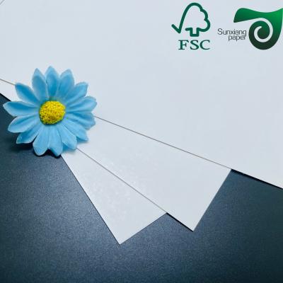 China FSC A4 Size Non Tearable Coated Synthetic Paper For Laser Printing 0.13mm 0.2mm Thickness for sale