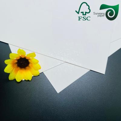 China 280gsm FSC Certified Blue Core C2S Cardboard Matte Glossy Perfect For Poker Cards Wrapping for sale