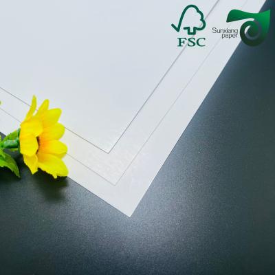 China FSC Certified C1S High Gloss White Art Paper 70gsm 80gsm  Product Label Special for sale