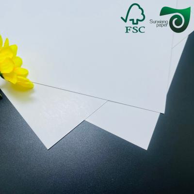 China FSC Certified Double Sided Coated Couche Paper Waterproof  Ideal For Advertising Postcards for sale