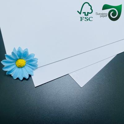 China FSC 215gsm 350gsm One Side Coated Food Grade Bleached Cardboard 770mm 1100mm for sale