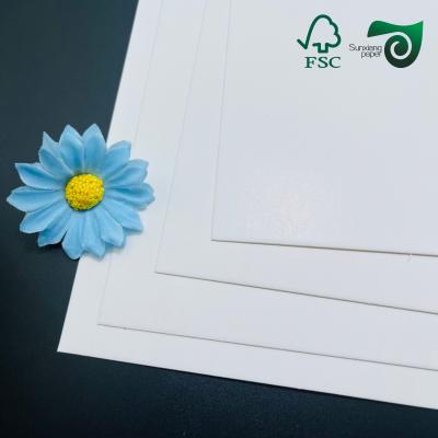 China FSC Certified White Food Grade Single Sided Coated Board 215g 235g For Food Packaging for sale