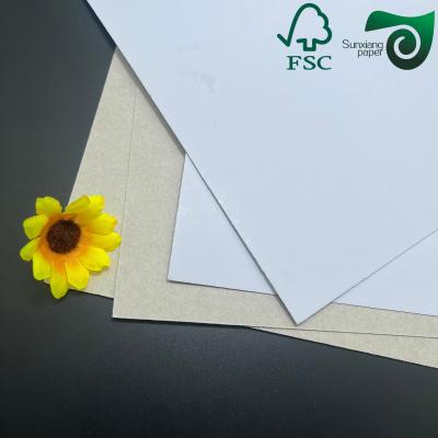 China FSC 260gsm  Duplex Board Grey Back  Recycled Paperboard For Packaging Printing for sale