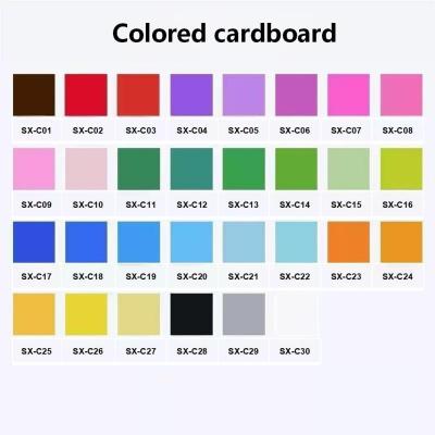 China FSC Wide DIY Color Card 100gsm 250gsm 400gsm  Uncoated Colorful  Paper   Wrapping Paper for sale
