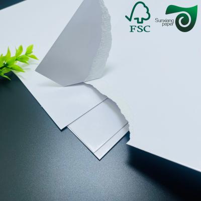 China FSC 300gsm Food Grade C1S SBS Solid Paperboard Single Side Coated White Cardboard for sale