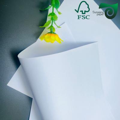 China FSC Certified 80gsm Cream Uncoated Wood Free Paper  For School Notebooks  More for sale