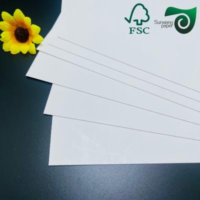 China FSC Certified 215g 235g White Food Grade Single Sided Coated Food Board For Packaging for sale