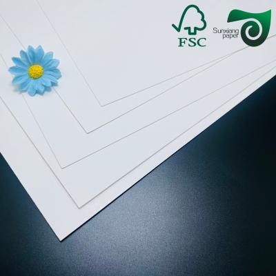 중국 FSC 인증 식품 등급 C1S SBS 고형 종이판 215g 230g 단면 코팅 30 40in 판매용