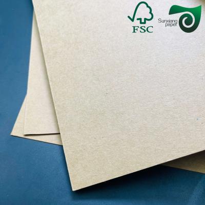 China 300g Brown PE Coated Paper Kraft Cupstock Paper For Double PE Cupstock Paper for sale