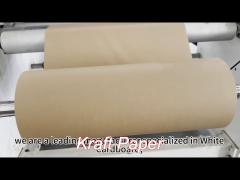 FSC 50gsm 60gsm Uncoated Brown Kraft Paper 180mm  715mm For Food Bag Production