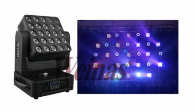 Cina la luce 4 del carrello dello zoom di 25X10w RGBW LED in 1 luce 5X5 25 della fase della matrice si dirige in vendita