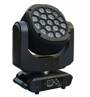 Cina Colore della luce RGBW del carrello dell'occhio dell'ape di 15W*19PCS LED che mescola effetto di fase girante della lente anteriore in vendita