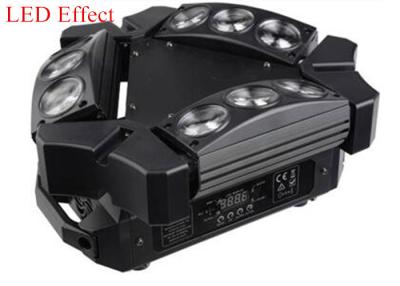 Cina Mini effetto della discoteca del ragno LED di 9 teste che accende 9PCS * 3W RGB per la fase in vendita