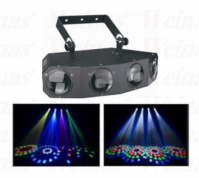 Cina L'effetto capo del fascio laser di 4 DMX ha condotto la luce della fase del club di ballo della discoteca/DJ di effetto della luce della discoteca LED/luce del partito in vendita