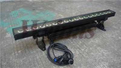 Cina la lunghezza Ip65 all'aperto di 1M ha condotto il lavaggio 4in1 Rgbw 18x15w RGBWA 5 della parete in 1 luce principale della rondella in vendita