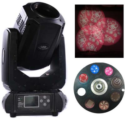 Chine 200W 3 dans 1 prisme principal mobile de facette de la lumière 3 de bourdonnement de LED et des 2 roues de Gobo à vendre