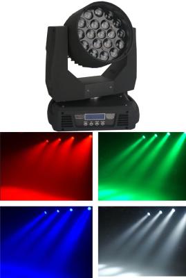 Chine Lumière principale mobile 19PCS 15W nominal LED 4 de bourdonnement de l'aura LED de Mac dans 1 lampe à vendre