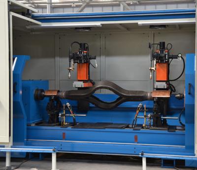 China Tractor Trailer Single Axle Welding Machine Automatic Grade Heavy Duty Trailer Axles Welding Production Line for sale