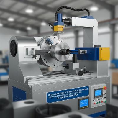 China Metal Lathe Machine ZF Series Automatic Seam Welding Machine Supporting Flange Plate Width 200-800 Mm Delivering Consistent Seam for sale