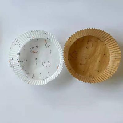 China 50pcs 100pcs Air Fryer Disposable Paper Liner Non Stick For Baking for sale
