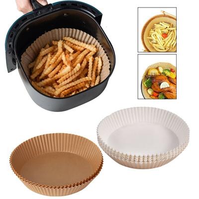 China 50pcs 100pcs Air Fryer Disposable Paper Liner Non Stick For Baking for sale