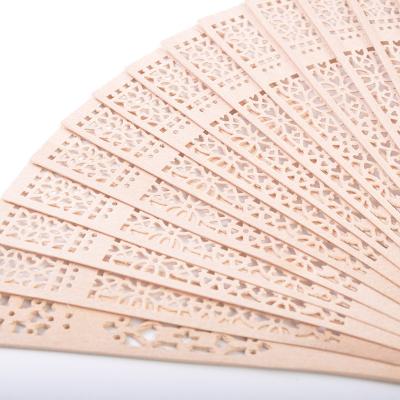 China Eco-Friendly Traditional Wooden Hand Fans With Metal Rings Bamboo Fan For Personalized Gift Hand Folding Fans for sale