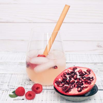 China Portable Carbonized Bamboo Straw Nature Bamboo Fiber Straw Reusable and OEM Accepted for sale