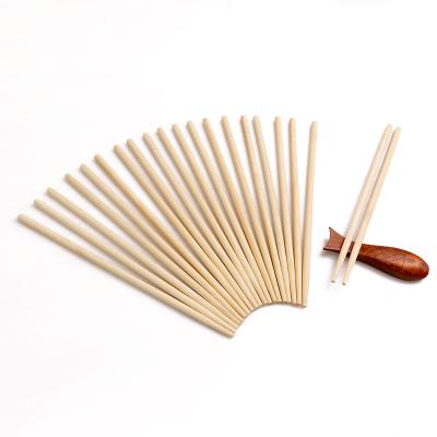 China Eco-friendly Round 9'' Bamboo Chopsticks with Custom Logo for Restaurant and Household Use for sale
