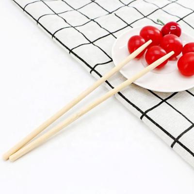 China Custom disposable chopsticks round bamboo chop sticks with paper bag or plastic package tableware bag for sale