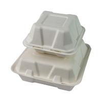 China Microwavable Biodegradable Food Packaging Boxes , Custom Clamshell Box Take Out for sale