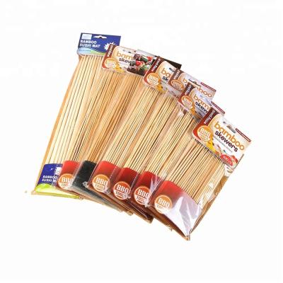 Cina Ingrosso Barbecue Custom Multiplies Sizes Round Bamboo Sticks High Quality Barbecue Barattoli Barattoli Barbecue Barbecue Barbecue Barbecue Barbecue in vendita