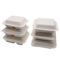 China 9x9inch Disposable Microwavable Clamshell Takeaway Boxes for sale