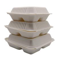 China 9x9inch Disposable Microwavable Clamshell Takeaway Boxes for sale