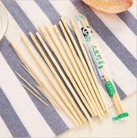 China Custom Logo Round Bamboo Chopsticks Disposable for sale