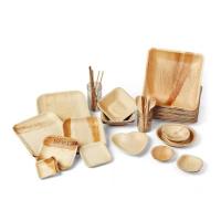 China 100% Compostable Biodegradable Palm Leaf Plates Disposable for sale
