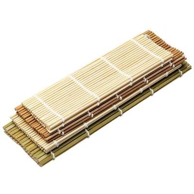 China Best Selling Bulk Natural Bamboo Sushi Rolling Mat Hasegawa Roll OPP Packaging Mats for Party Sushi Roll Maker for sale