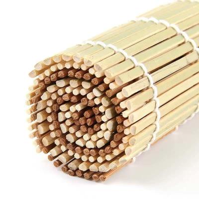 China Best Selling Bulk Natural Bamboo Sushi Rolling Mat Hasegawa Roll OPP Packaging Mats for Party Sushi Roll Maker for sale
