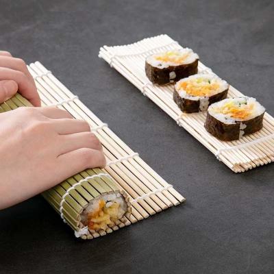 Best verkopende Bulk Natural Bamboo Sushi Rolling Mat Hasegawa Roll OPP Verpakkingsmatten voor Party Sushi Roll Maker