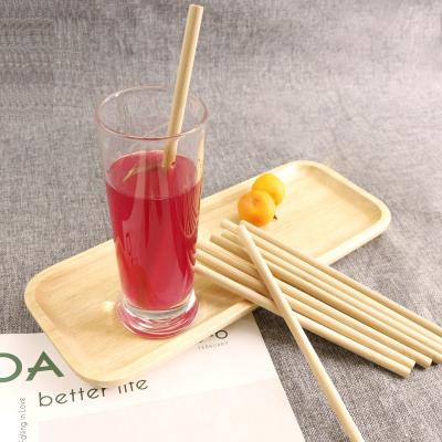 中国 100%の生物分解性自然な有機性飲むタケわら棒付属品 販売のため