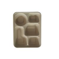 China Cornstarch Lunch Compartment Food Container Biodegradable Disposable for sale