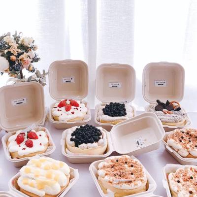 Cina Alimenti a rapida preparazione Bento Lunch Square Biodegradable Disposable asportabile del ristorante in vendita
