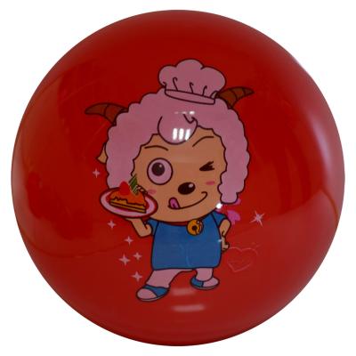 China Single color printed inflatable PVC ball toys sheep do cooking cartoon for sale