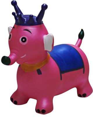 China jumping animal inflatable PVC sitting toys elephant for sale