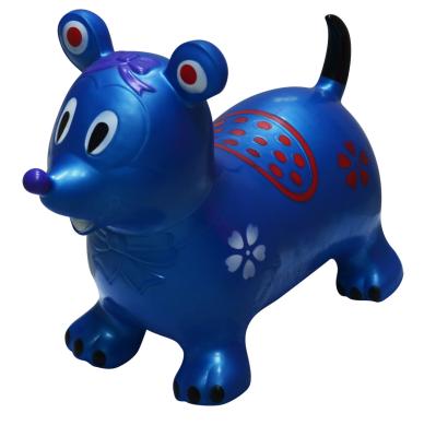 China jumping animal inflatable PVC sitting toys mouse for sale